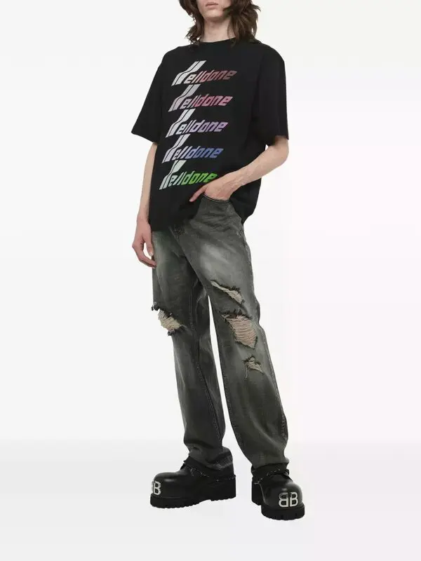 We11Done Multi-logo T-shirt