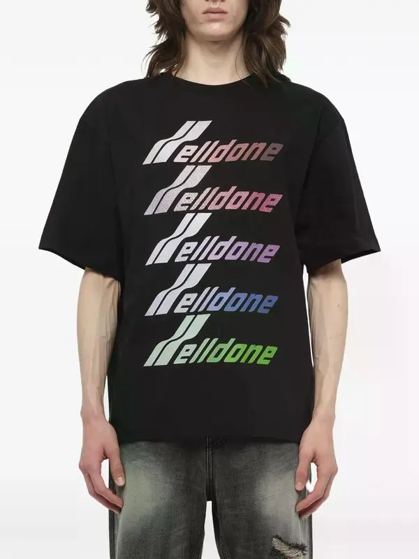 We11Done Multi-logo T-shirt