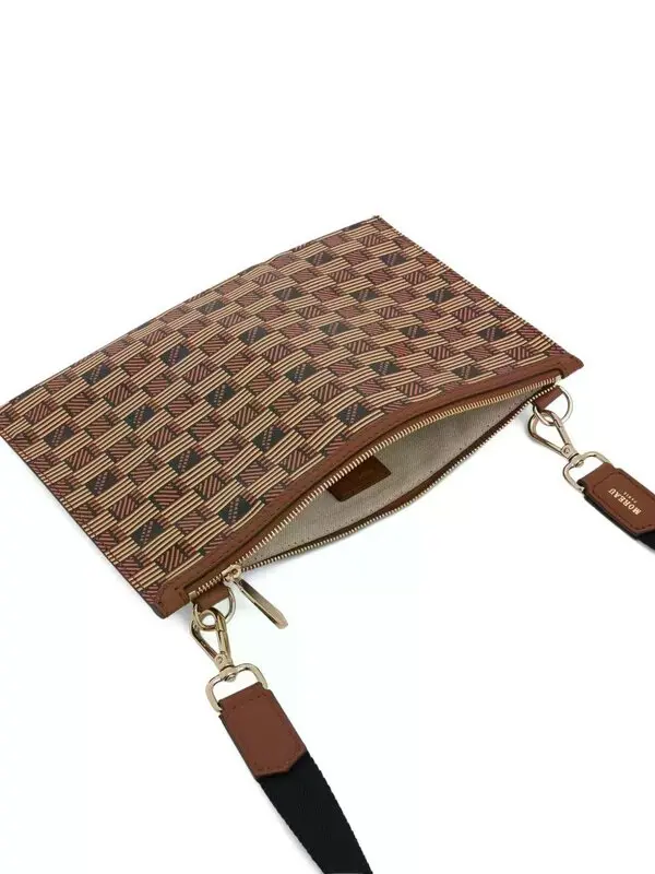 Moreau Monogram-pattern Grained-leather Wallet