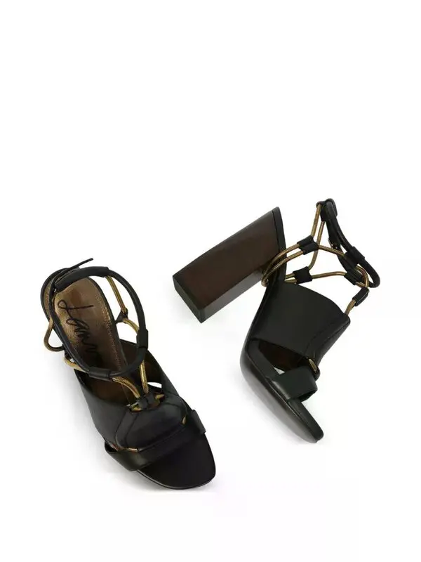 LANVIN Multi-strap Block-heel Sandals