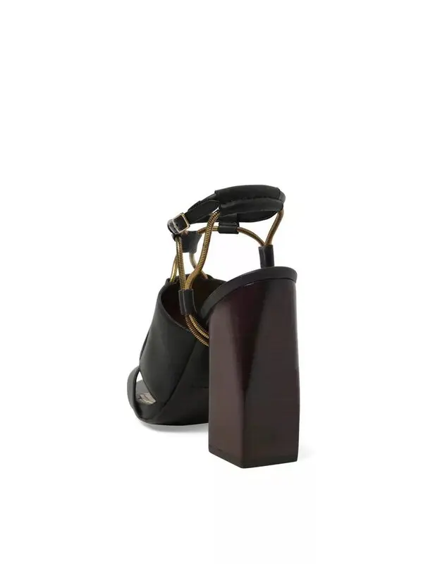 LANVIN Multi-strap Block-heel Sandals