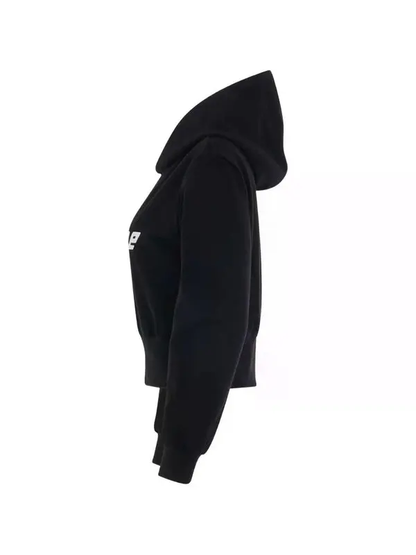 We11Done Cropped Logo Hoodie