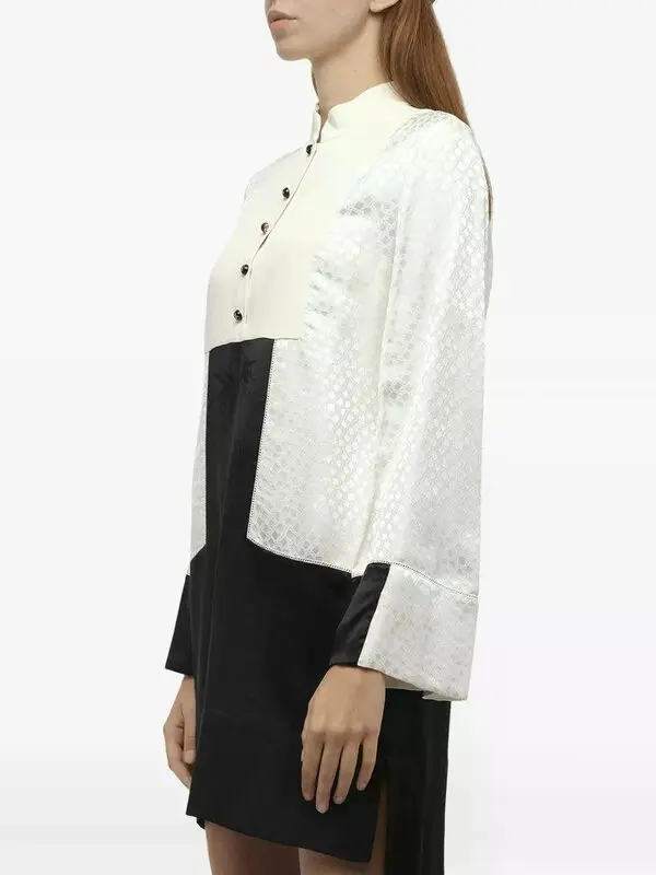 Alexander McQueen Long-sleeve Buttoned Mini Dress
