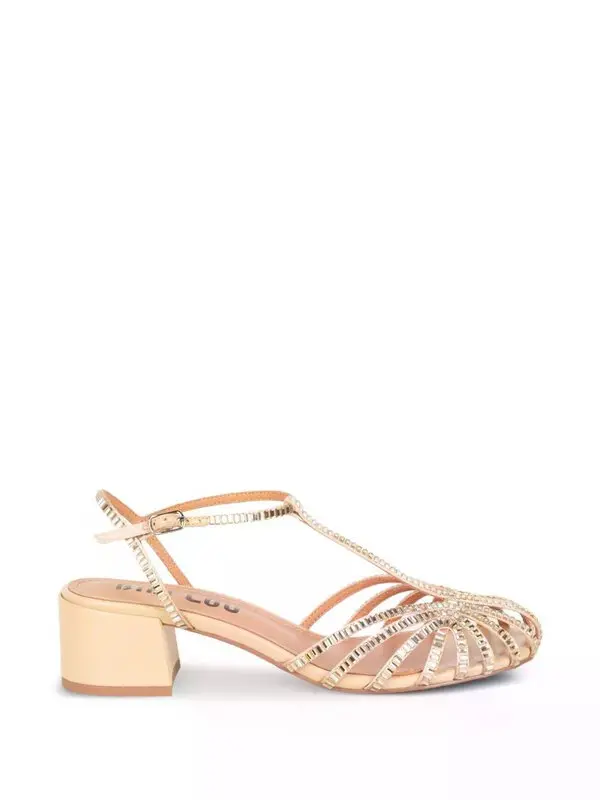BIBI LOU Serabi Crystal-embellished Cage Sandals