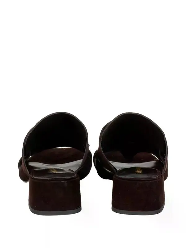 LUCA GROSSI Fringed Suede Sandals