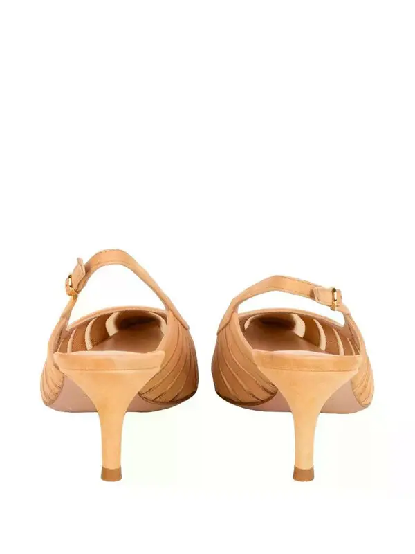 Roberto Festa Fenice Panelled Suede Slingback Sandals