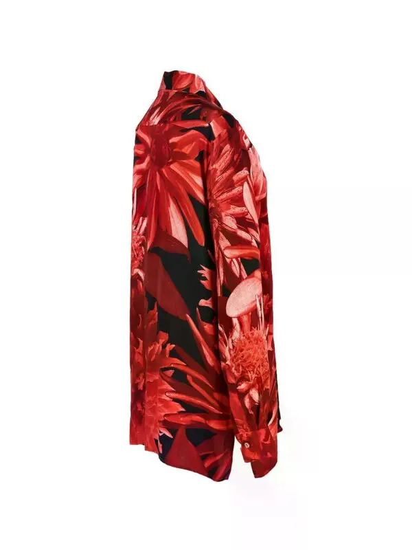 MONDRAIN Floral Print Long Sleeve Shirt