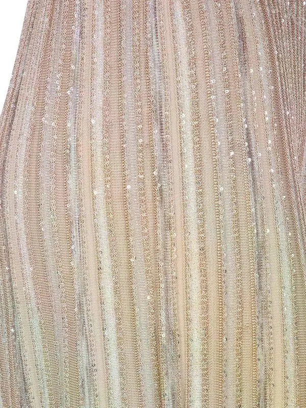 D.exterior Sequin Embellished Maxi Skirt