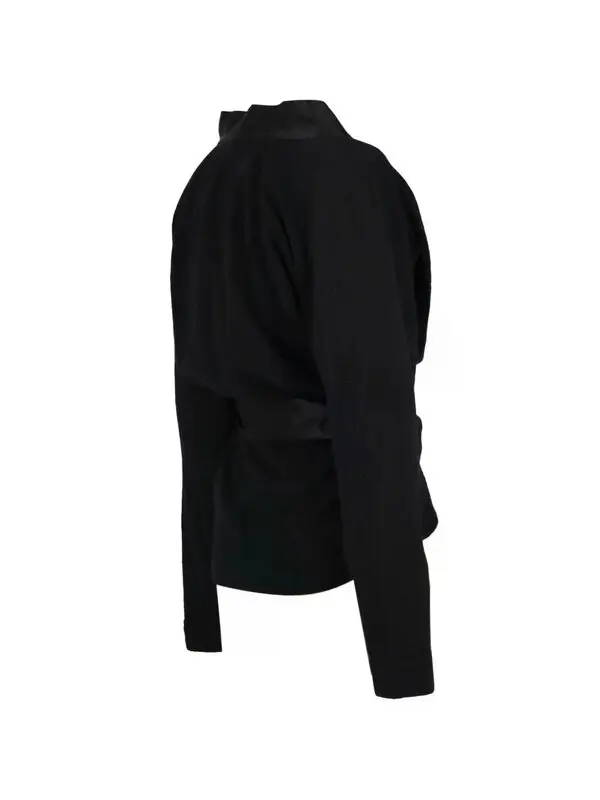 MONDRAIN Belted Wrap Cardigan