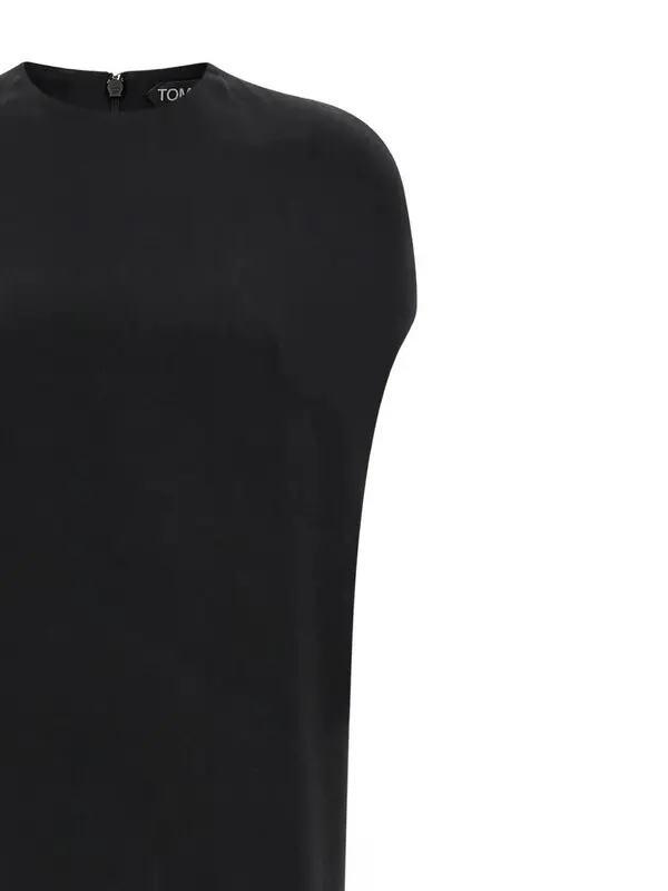 TOM FORD Double-georgette Paneled Silk Jumpsuit