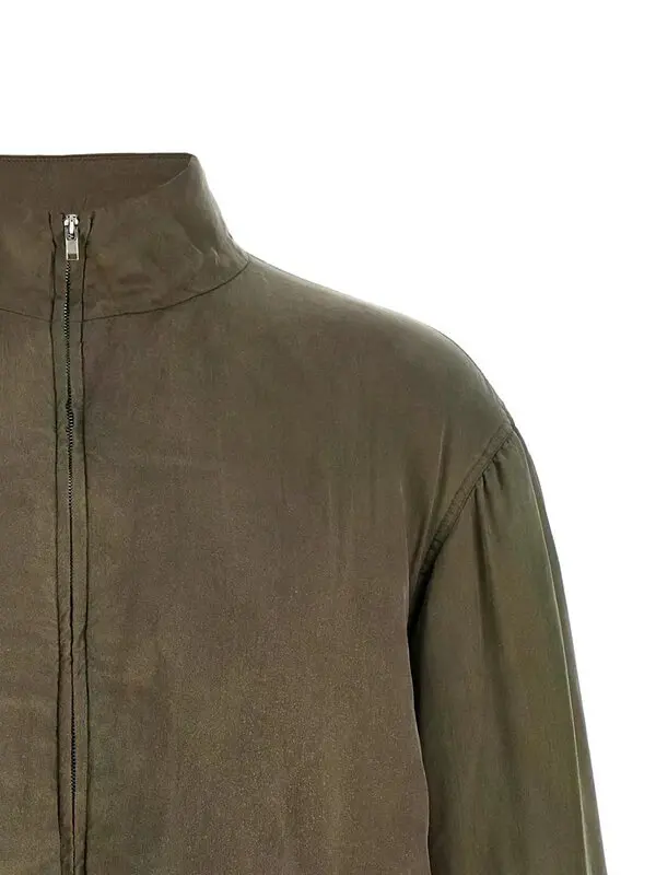 STEIN High-neck Zip-up Bomber Jacket