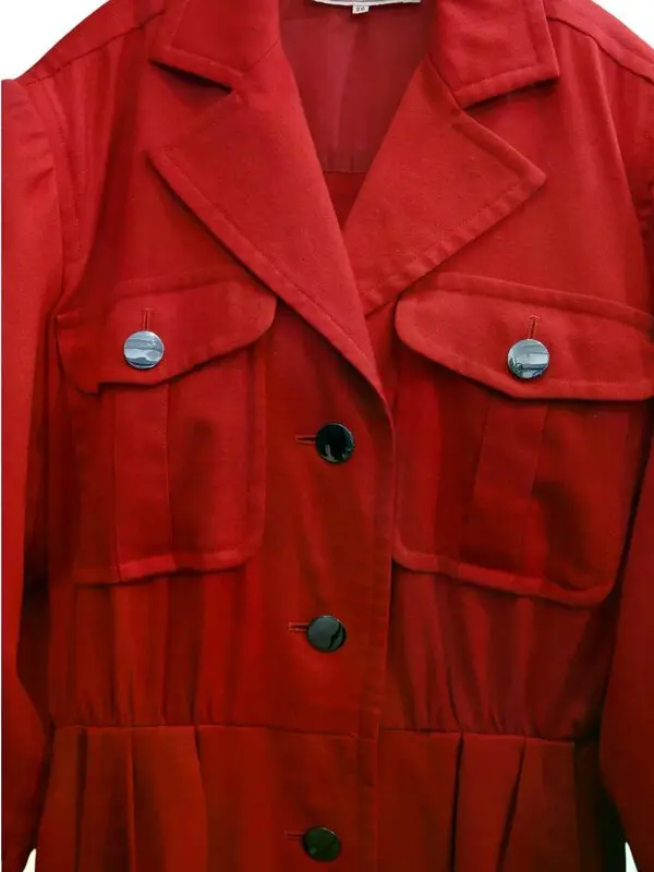 Saint Laurent Wool Button-front Dress