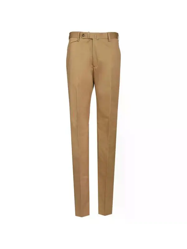 Tagliatore Pressed-crease Flap-pocket Trousers
