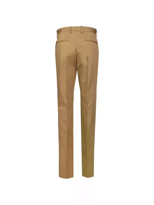 Tagliatore Pressed-crease Flap-pocket Trousers