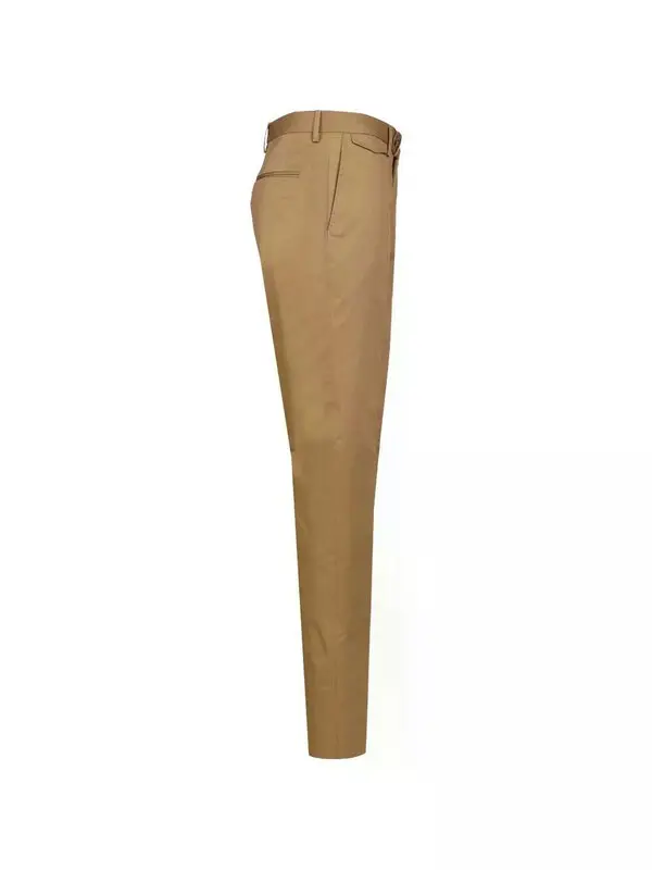 Tagliatore Pressed-crease Flap-pocket Trousers