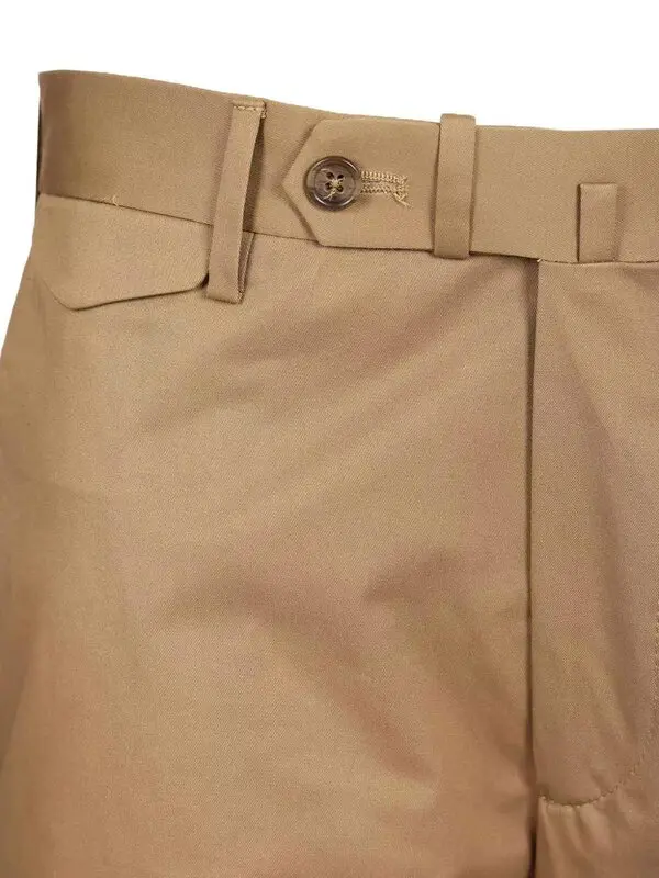 Tagliatore Pressed-crease Flap-pocket Trousers