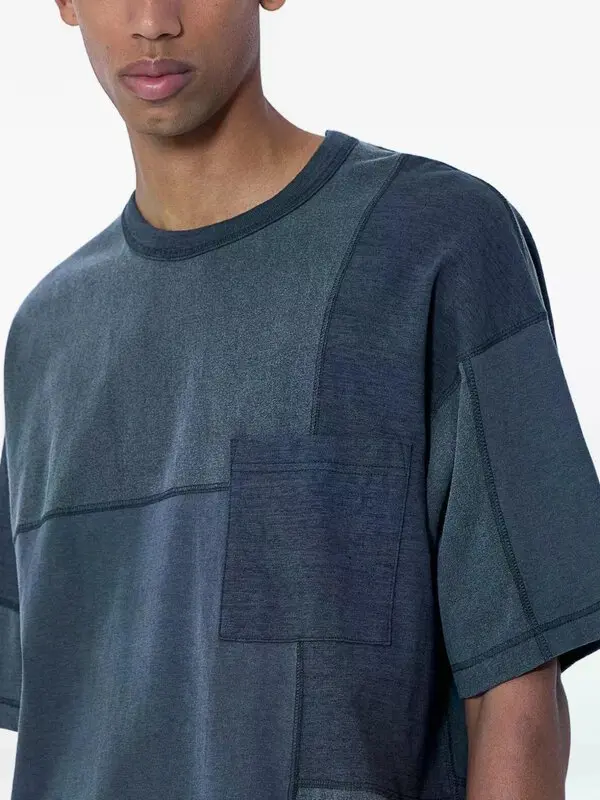 Comme Des Garçons Patchwork Chest-pocket T-shirt