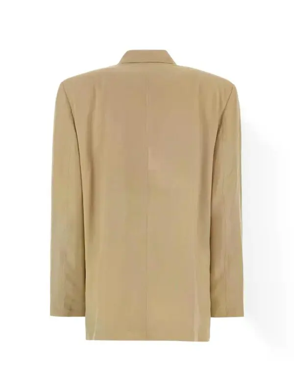 Saint Laurent Double-breasted Silk Blazer