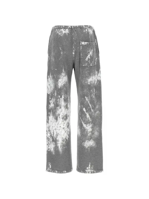 MAISON MARGIELA Numeric Signature Paint-splatter Cotton Track Pants