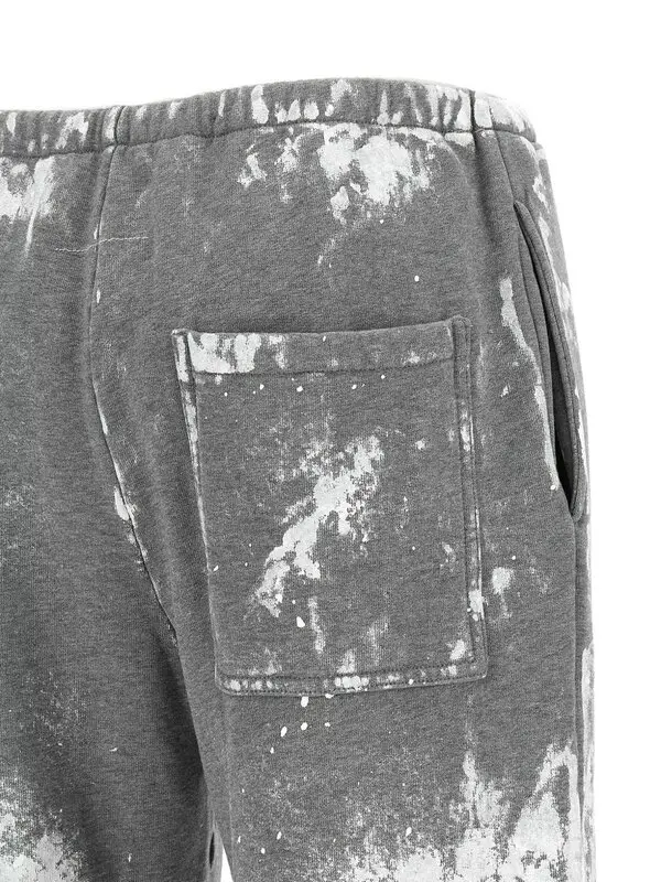 MAISON MARGIELA Numeric Signature Paint-splatter Cotton Track Pants
