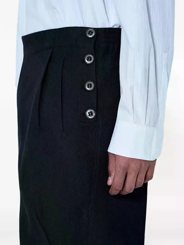 KIKO KOSTADINOV Pleated Side-button Trousers