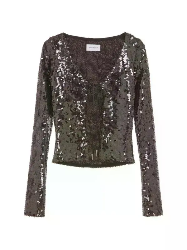 16Arlington Elin Paillette Embellished Cardigan