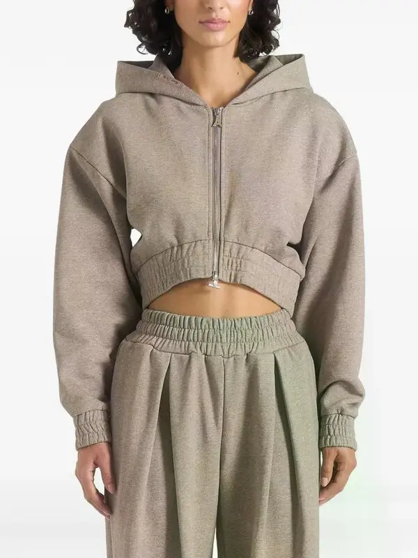 Manière De Voir Relaxed Zip Through Hoodie