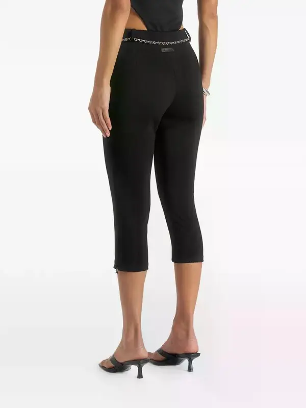 Manière De Voir Capri Leggings With Chain Detail
