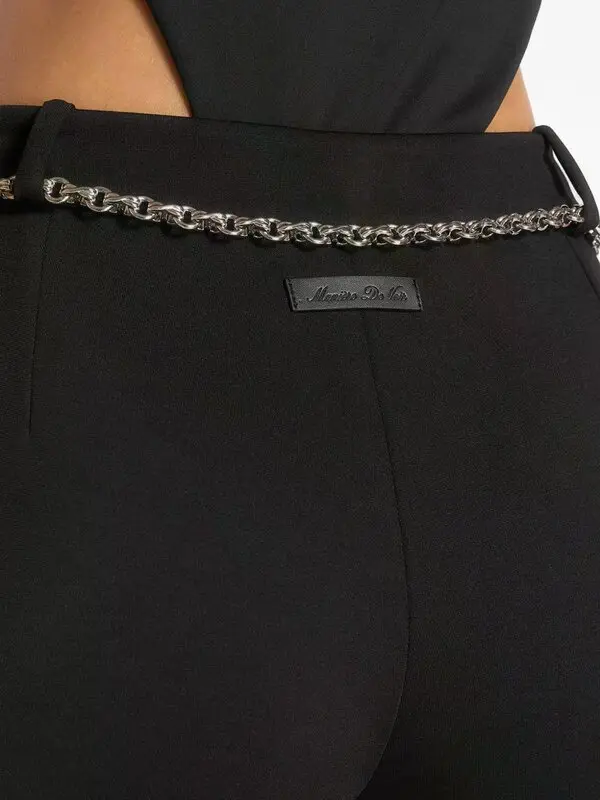 Manière De Voir Capri Leggings With Chain Detail