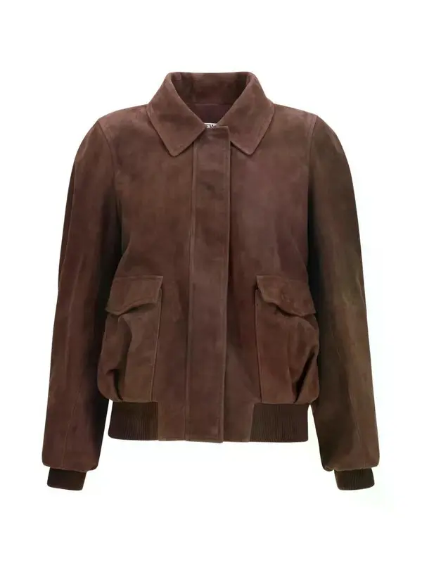 Loewe Suede Bomber Jacket