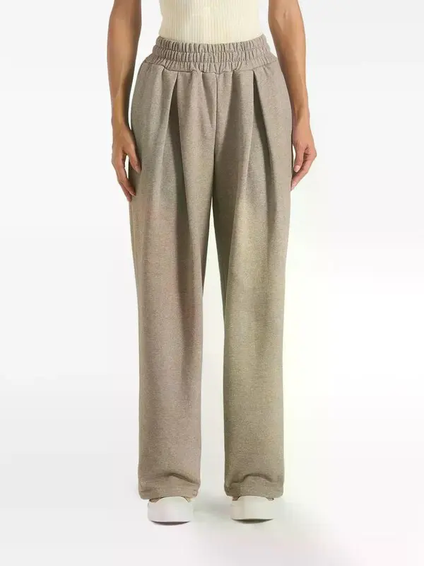 Manière De Voir Maniere De Voir Box-pleat Wide-leg Track Pants