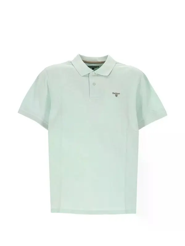 Barbour Logo-embroidered Lightweight Polo Shirt - Blue