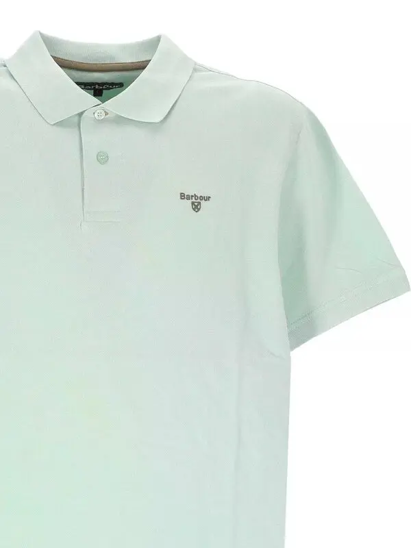 Barbour Logo-embroidered Lightweight Polo Shirt - Blue