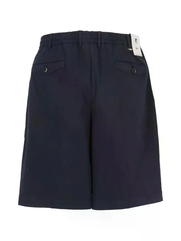 PT TORINO Pleated Shorts With Elasticated Waist