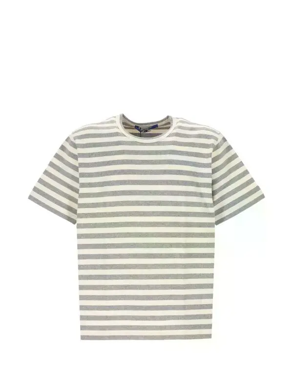 Junya Watanabe Horizontal-stripe T-shirt - Grey