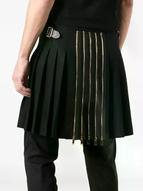 Alexander McQueen Zip-detail Pleated Skirt