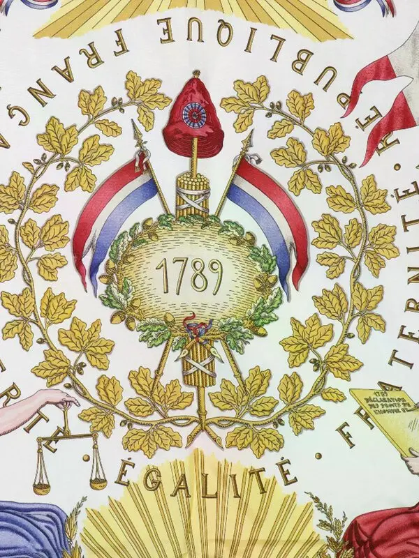 Hermès 2000-2020 Republique Francaise Liberte Egalite Fraternite 1789 Silk Scarf Scarves - Multicolour