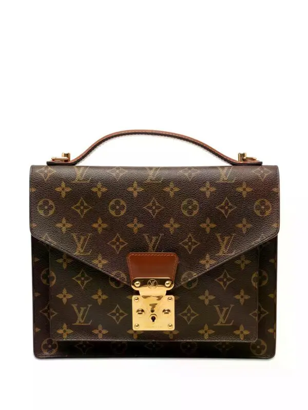 LOUIS VUITTON Monceau 28 Satchel - Brown