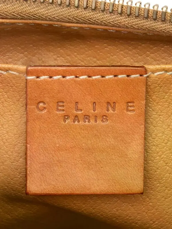 Celine Macadam Coated Canvas Pouch
