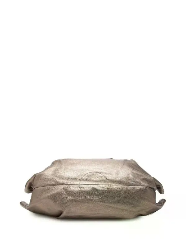 Loewe Metallic Nappa Anagram Aire Hobo Bag - Brown