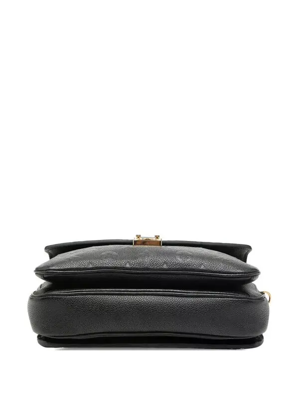 LOUIS VUITTON Monogram Empreinte Pochette Métis Satchel - Black