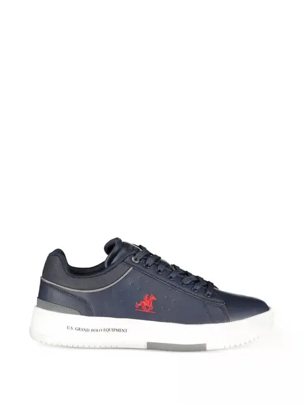 U.S. Grand Perforated Logo-patch Sneakers