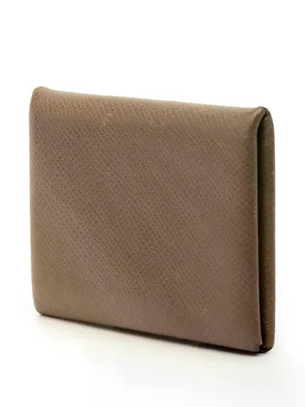 Hermès 2011 Epsom Calvi Card Holder - Brown