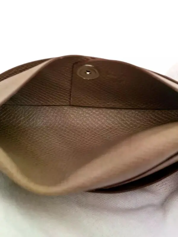 Hermès 2011 Epsom Calvi Card Holder - Brown