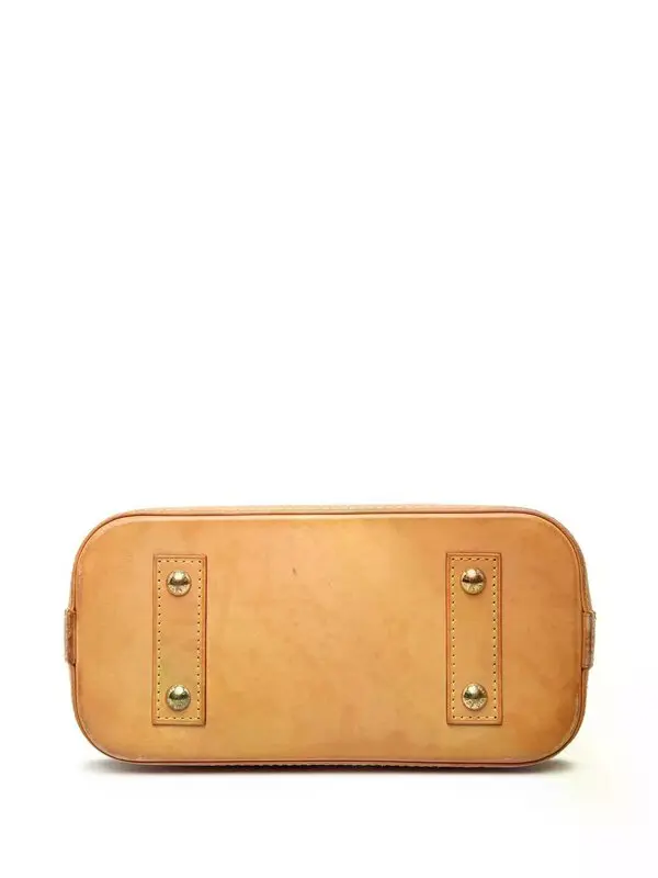 LOUIS VUITTON Monogram Alma Bb Satchel - Brown