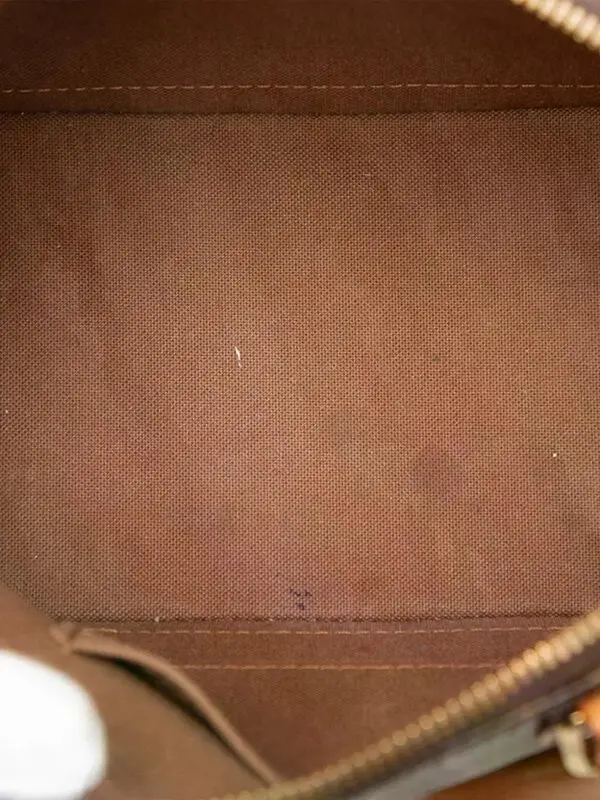 LOUIS VUITTON Monogram Alma Bb Satchel - Brown