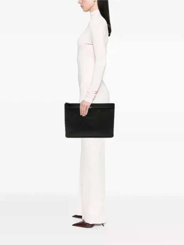 LOUIS VUITTON Monogram Shadow Discovery Pochette Clutch Bag