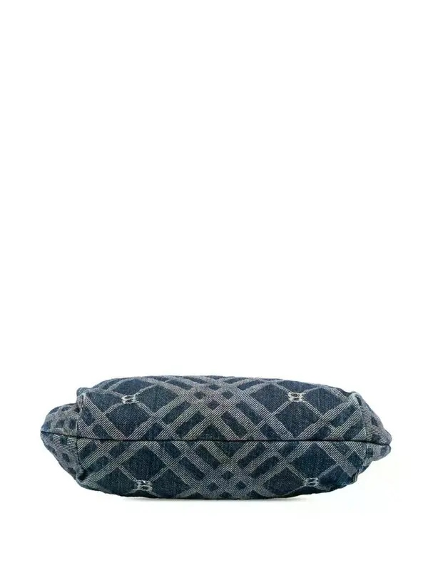 Burberry Nova Check Denim Handbag