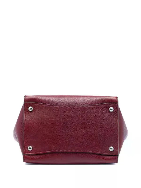 Prada Glace Calf Twin Pocket Satchel - Red
