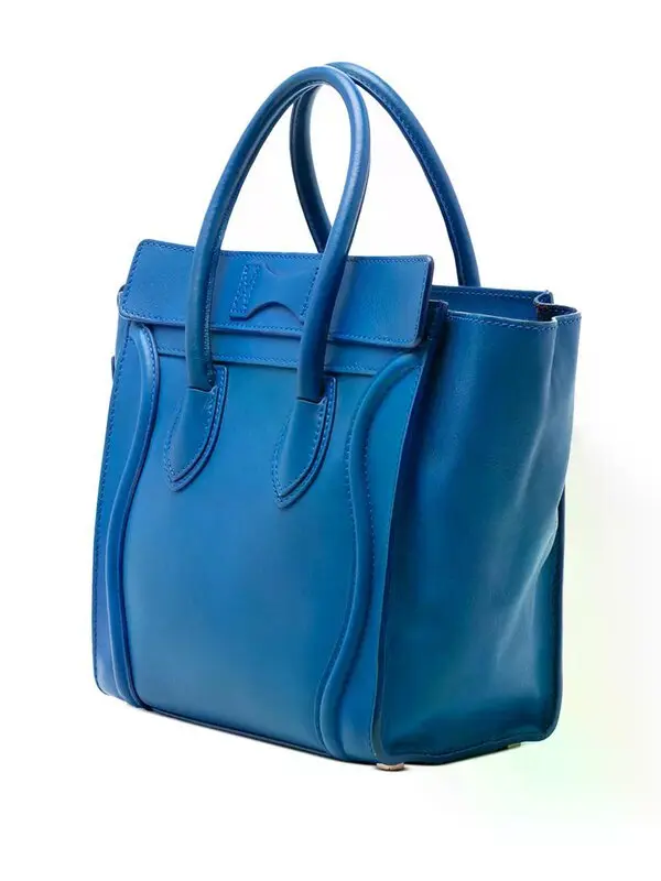 Celine Micro Luggage Tote Bag - Blue